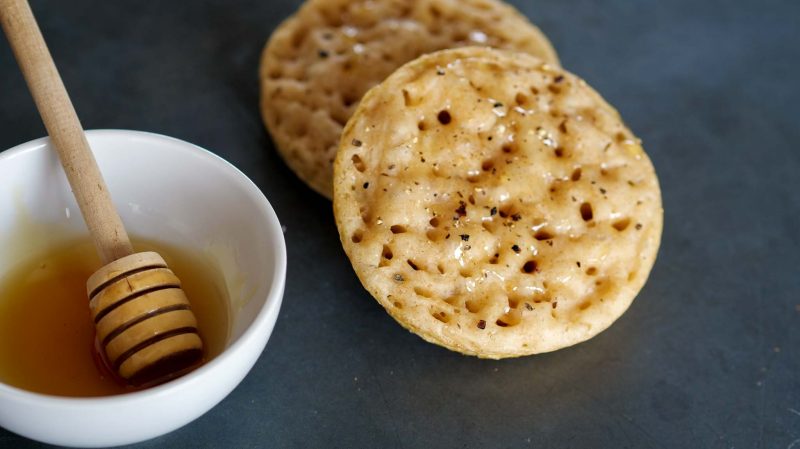 Vegan Sourdough Crumpets - Bondi Harevst